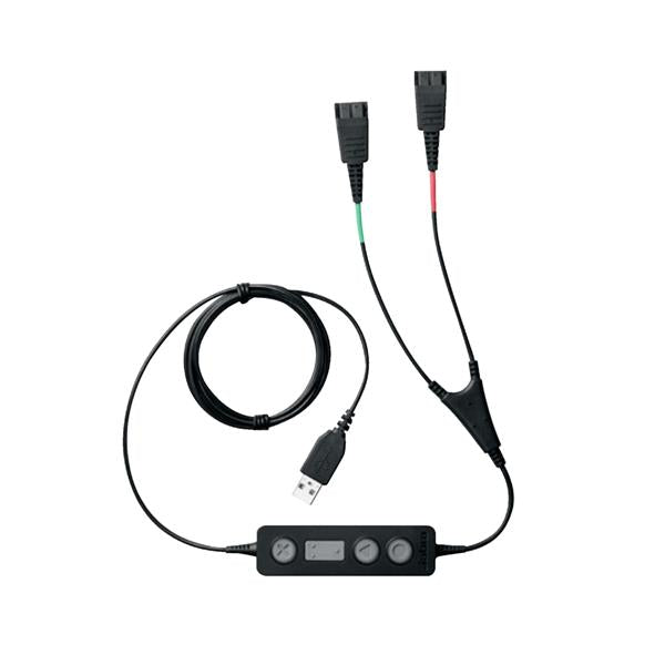 Jabra Link 265 USB Headset Training Cable | PC Y‑Splitter