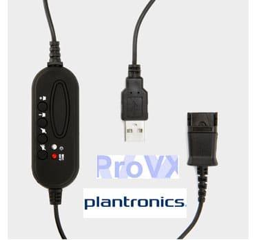 Plantronics USB headset lead for PC Laptop Softphone